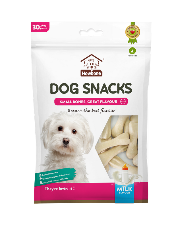 HOWBONE DOG SNACKS Mini Bone Milk Flavour - Buy DOG SNACKS, Milk, Mini ...